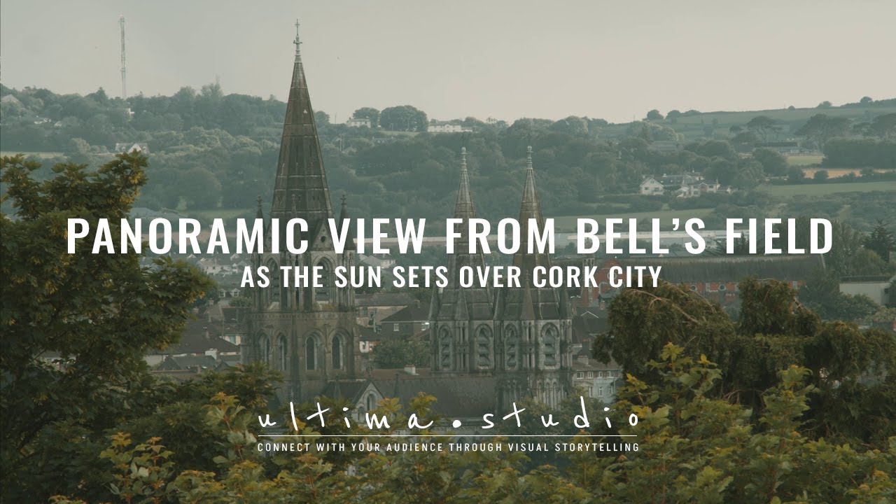 Panoramic View From Bell's Field - As The Sun Sets Over Cork City ...