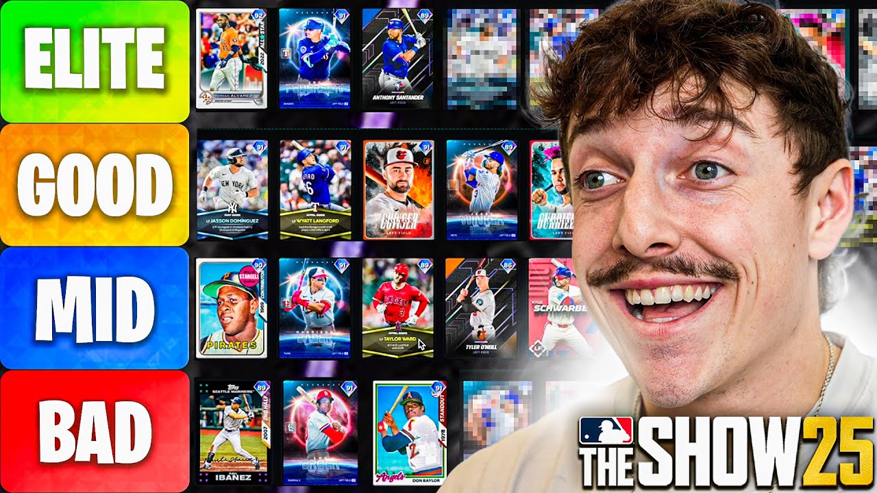 The BEST Left Fielders in MLB the Show 25 Tier List! - YouTube