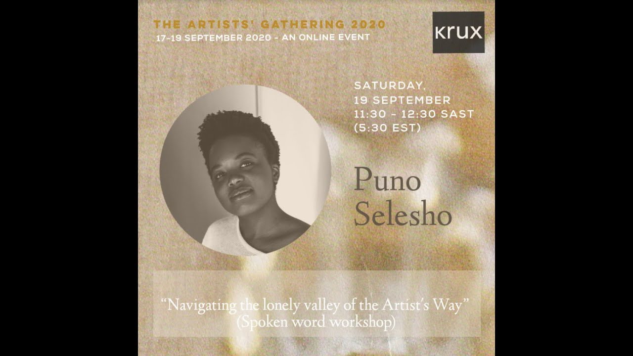 Puno Selesho -- Navigating the lonely valley of the Artist's Way - YouTube
