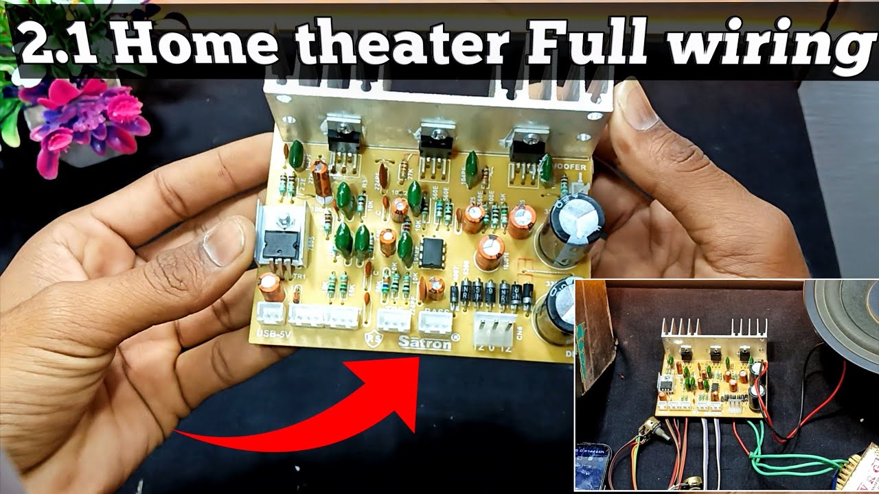 2.1 Home theatre board full connection very simple way 🤫 - YouTube