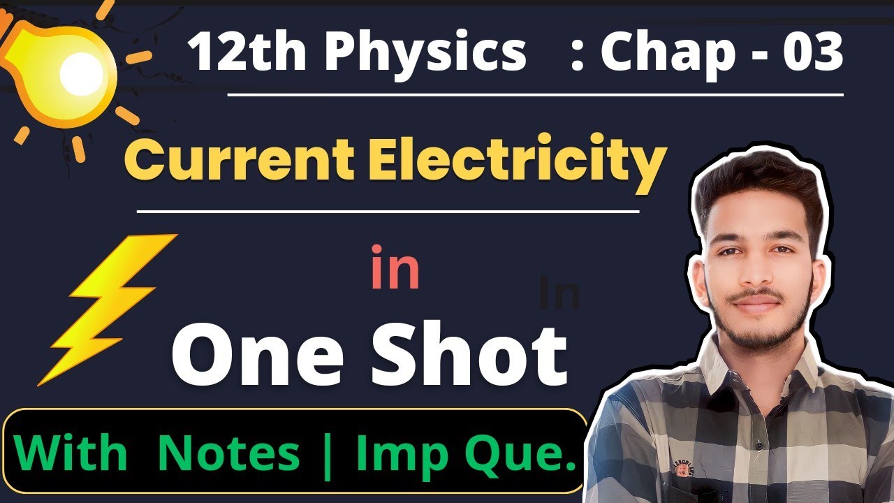 MP BOARD 12th Physics || Chapter 03 ||Current Electricity One shot ...