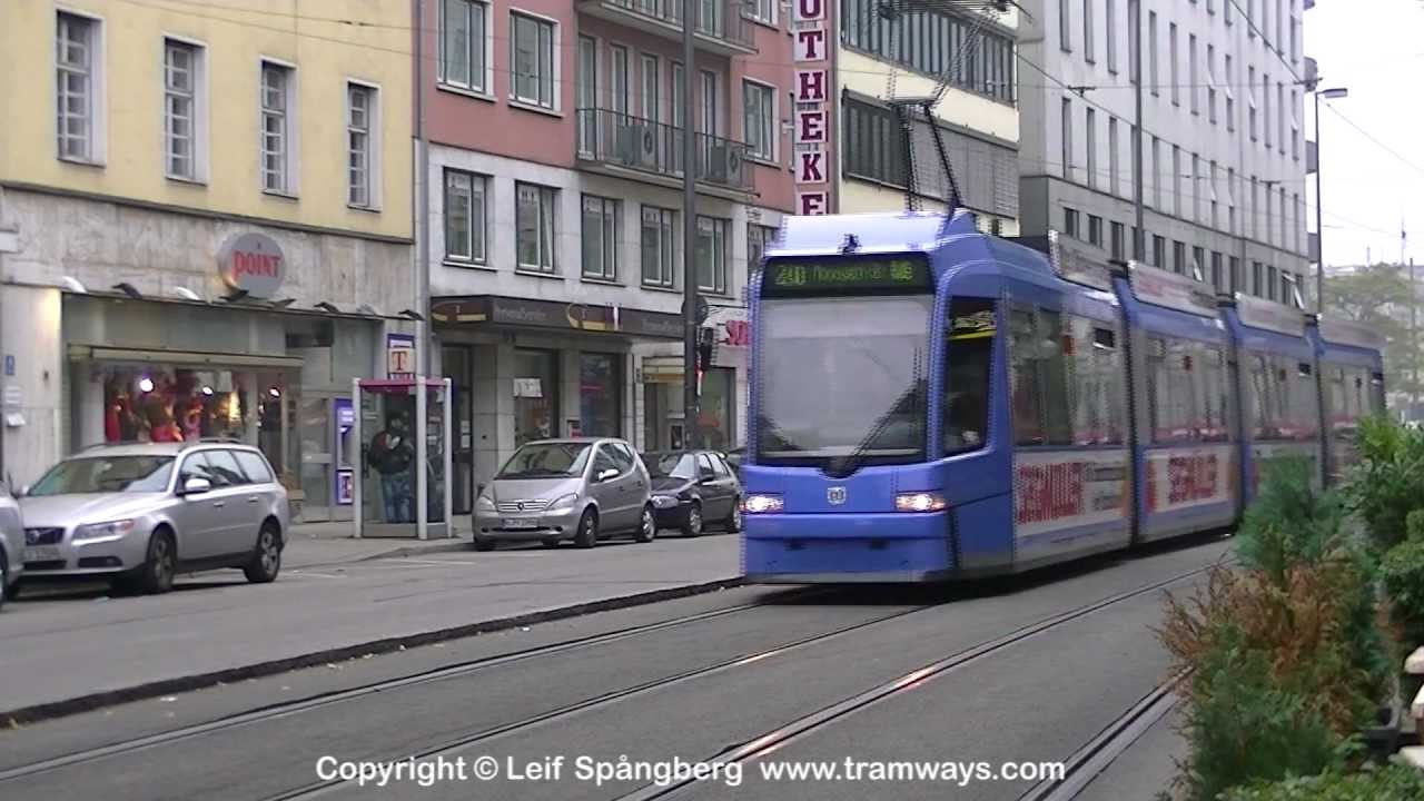 München Strassenbahn / Munich Tramways, Part 10 of 17, near Karlsplatz ...