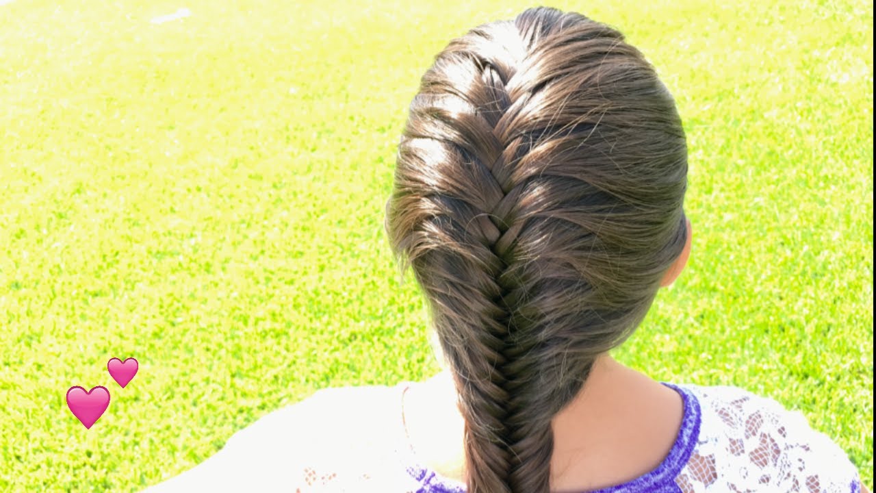 French Fishtail Braid - YouTube