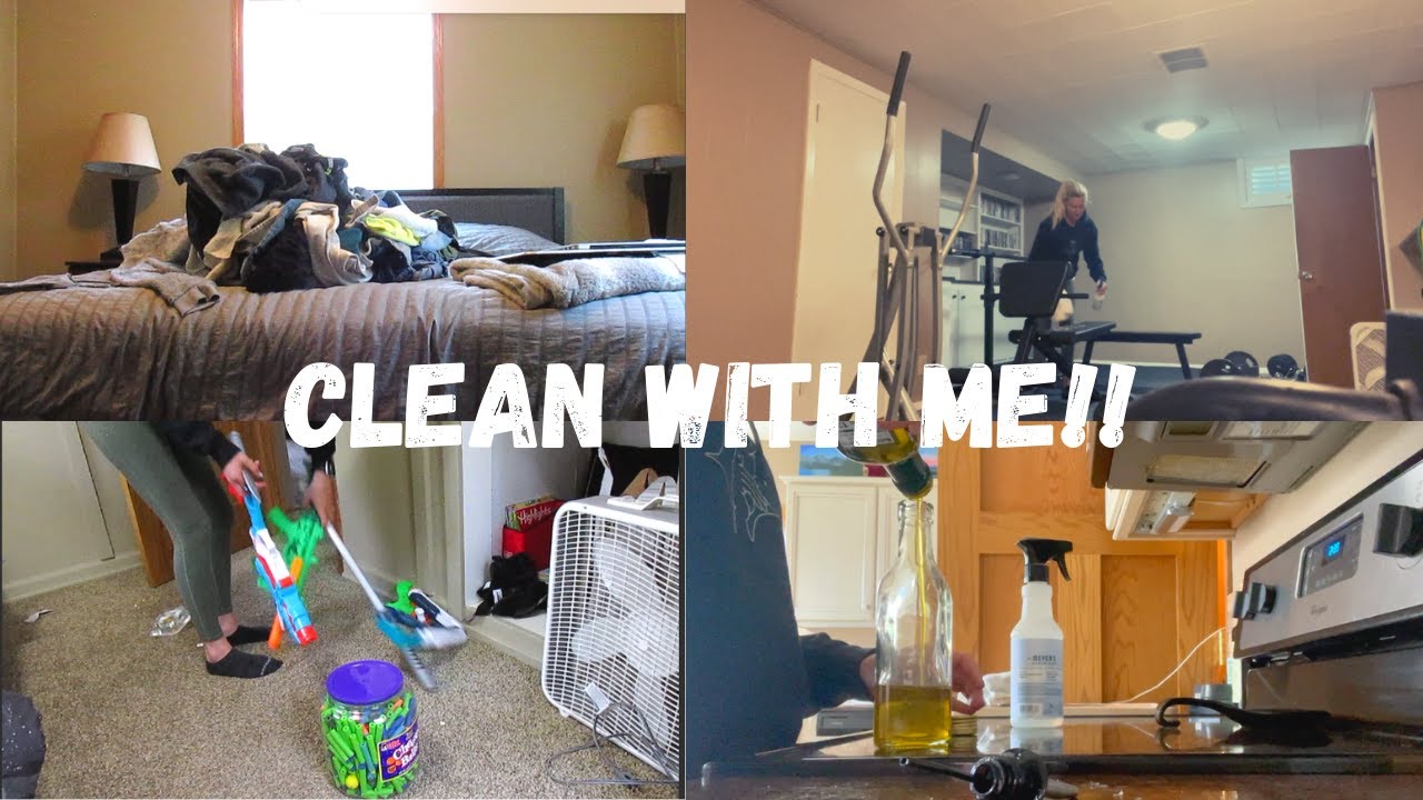 RELAXING CLEANING MOTIVATION | WHOLE HOUSE CLEAN WITH ME - YouTube