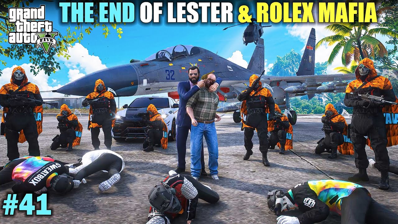 THE END OF ROLEX MAFIA AND LESTER POWERFUL ATTACK BY MICHAEL | GTAV ...