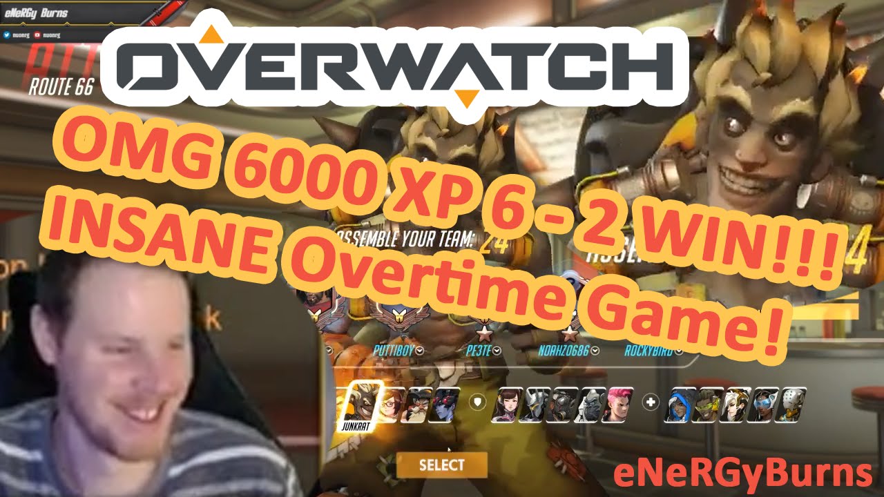 OMG INSANE 6000XP 5 Rounds Overwatch Overtime Game - YouTube