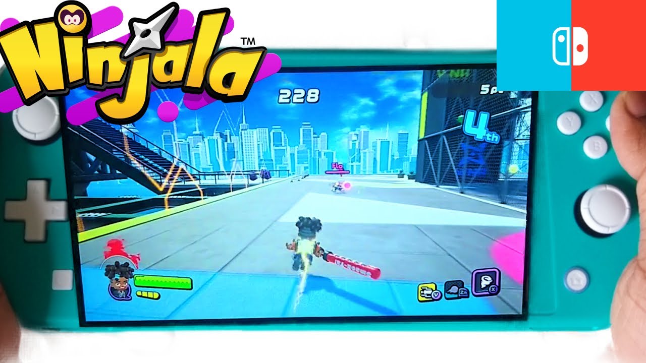 Ninjala Gameplay on Nintendo Switch Lite- Free switch game - YouTube