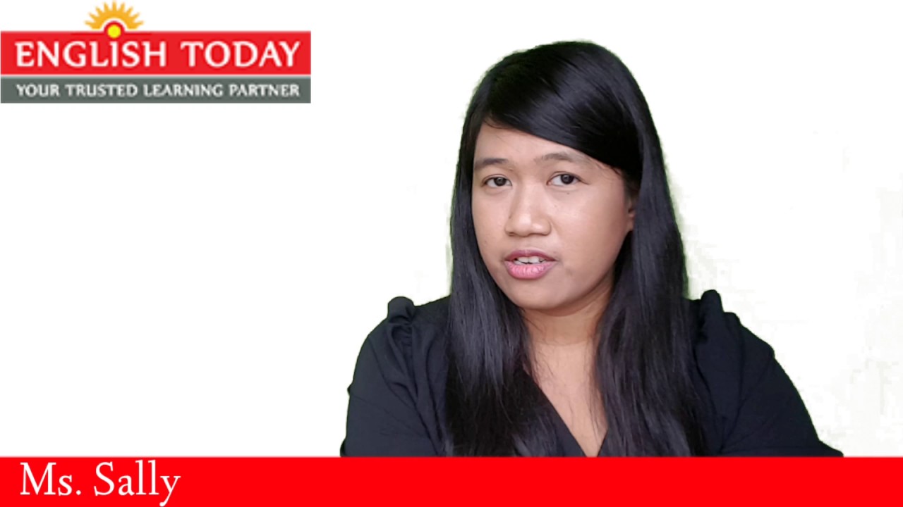 English Teacher Jakarta Ms Sally English Today - YouTube