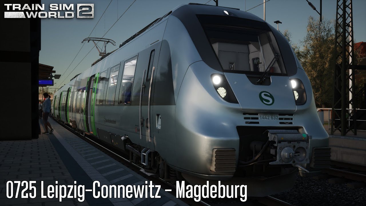 0725 Leipzig-Connewitz - Magdeburg - Rapid Transit - BR 1442 - Train ...