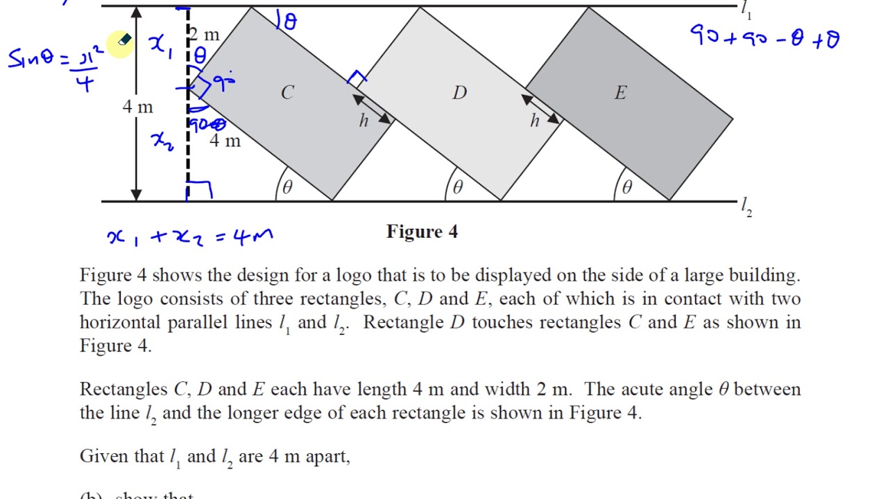 EDEXCEL IAL C34 JUNE 2014 Q13b,c Trig Identities - YouTube