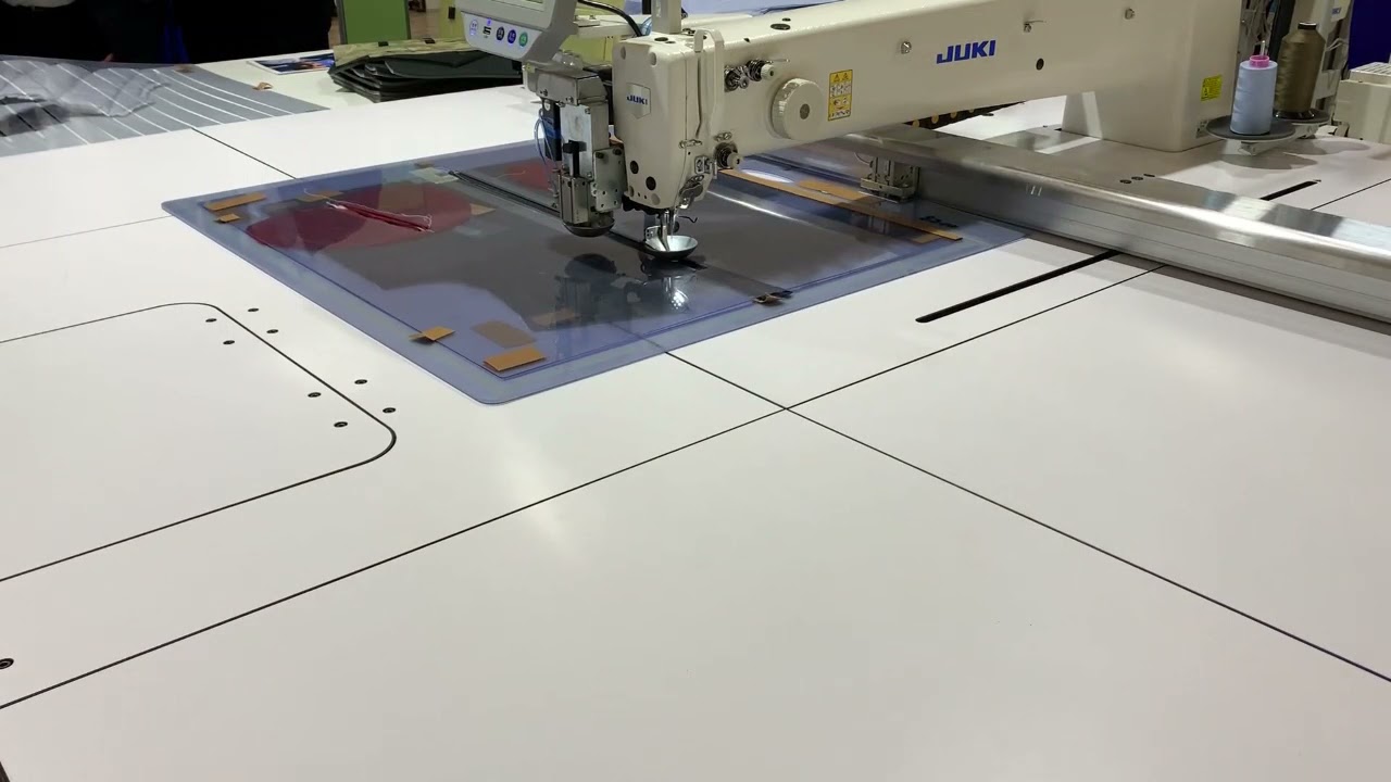 JUKI PS-800 Máy lập trình may tra dây kéo ( Pattern seamer machine for zipper attaching) - YouTube