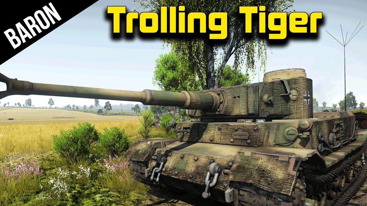 War Thunder Trolling Tiger - The Porsche Tiger Tank Request! - YouTube