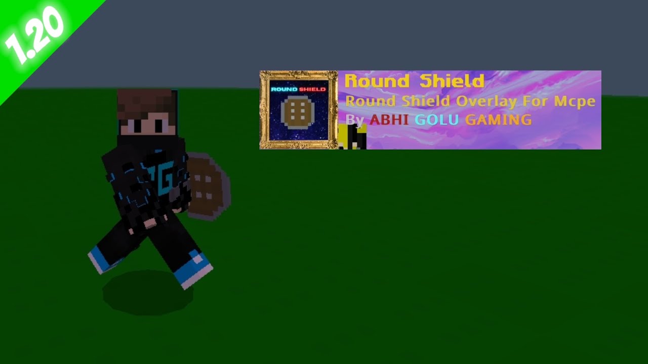Round Shield Overlay Texture Pack Mcpe 1.20 - YouTube