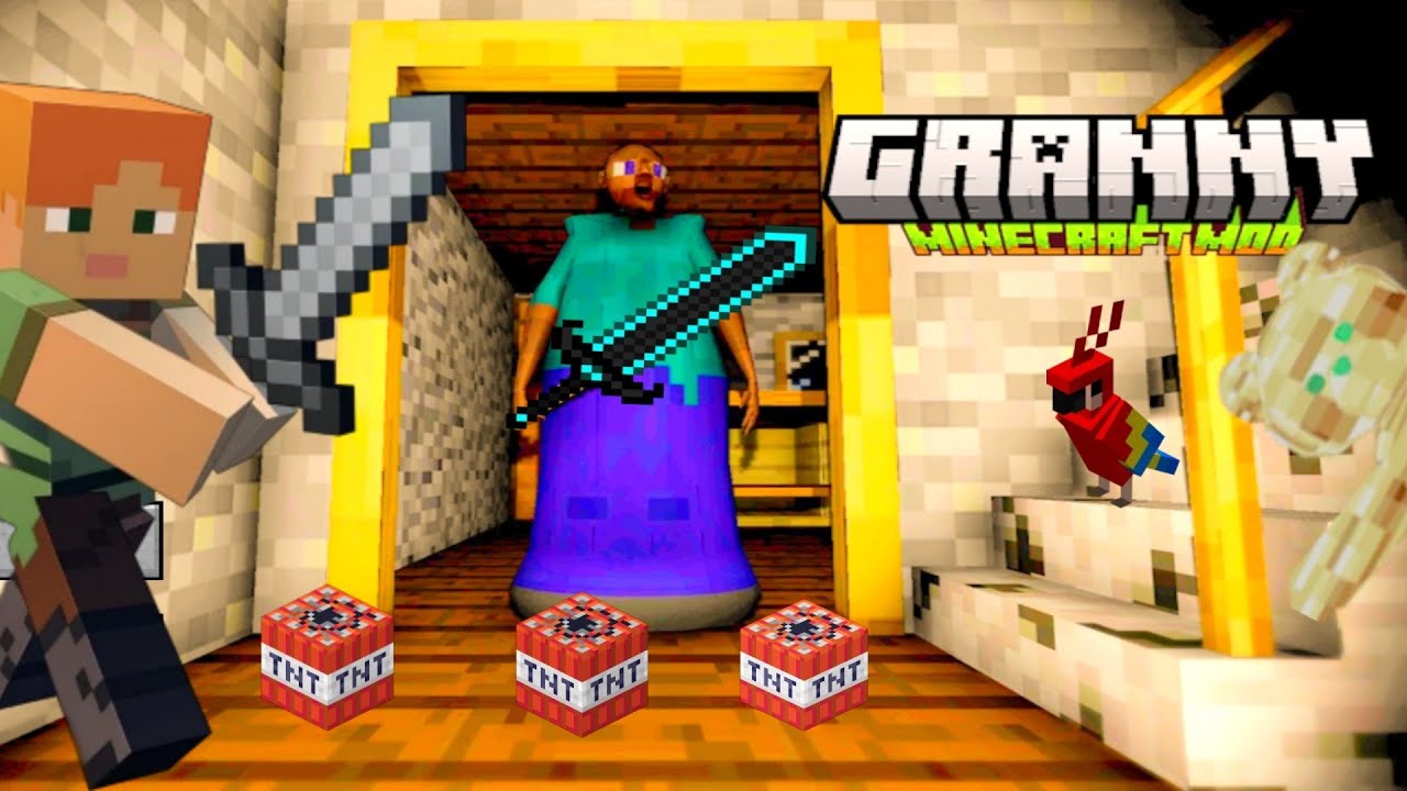 Granny Minecraft Full Gameplay 😎 #Granny #grannyminecraft #girl_techno ...