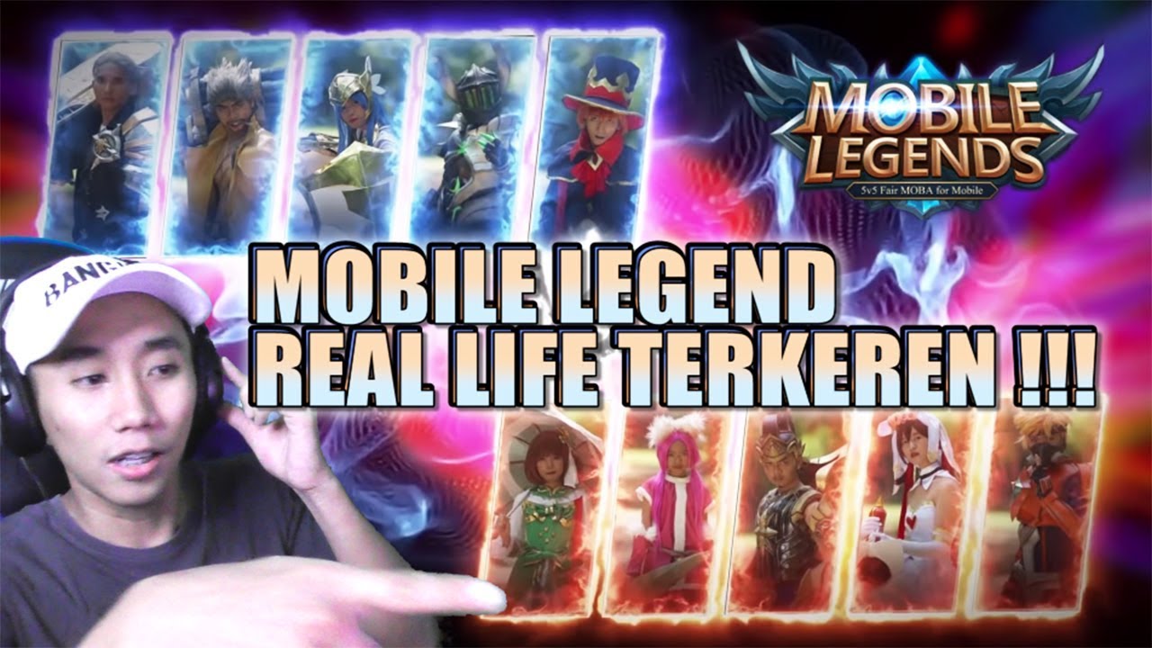 KEREN!!! MOBILE LEGEND REAL LIFE TERNIAT!!! - YouTube