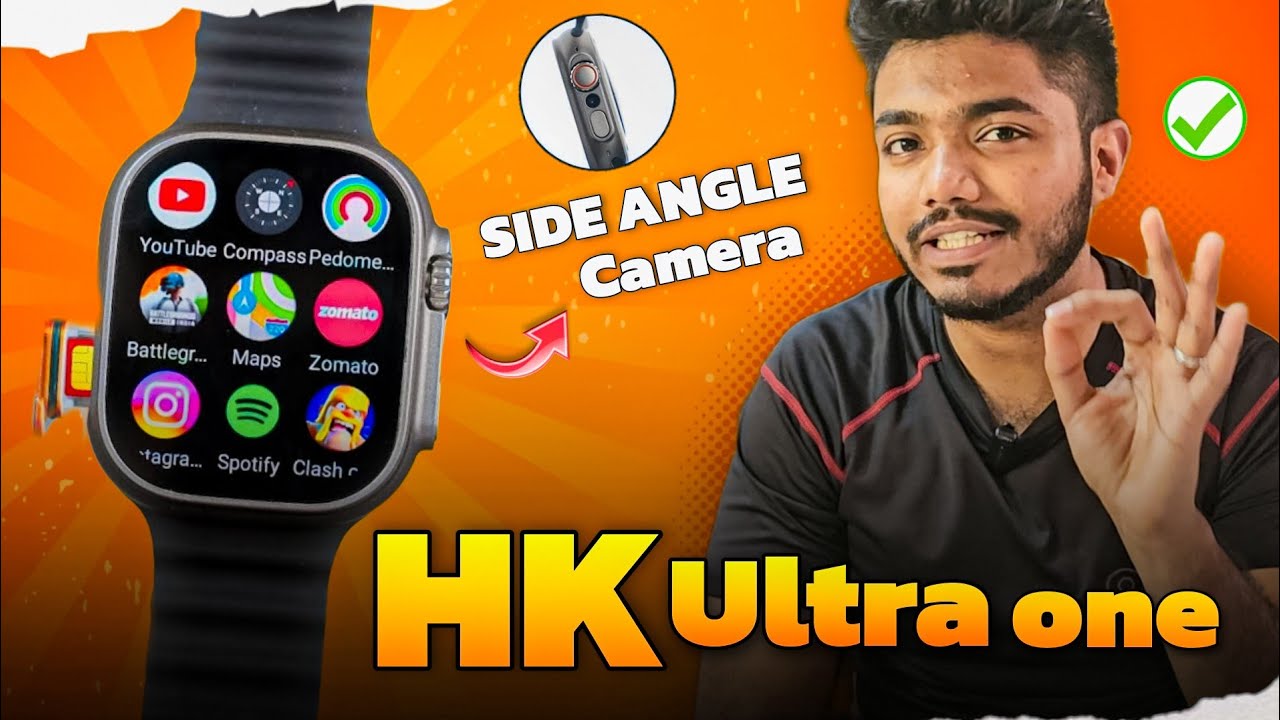 HK Ultra one 4G Android Smartwatch⚡️|| With 90Hz, Amoled Display🔥10MP ...