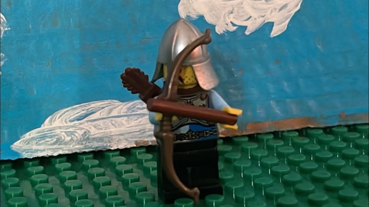 LEGO bow and arrow firing test - YouTube