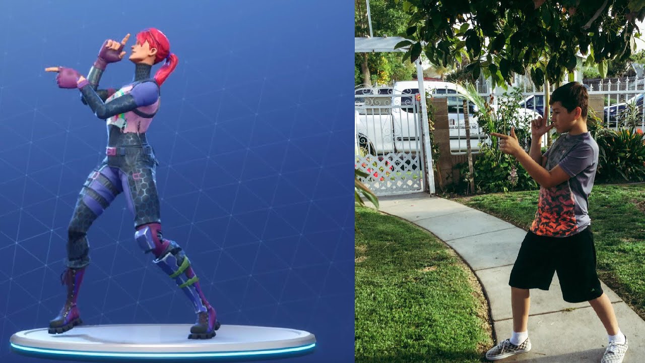 Fornite dances (Challenge) - YouTube