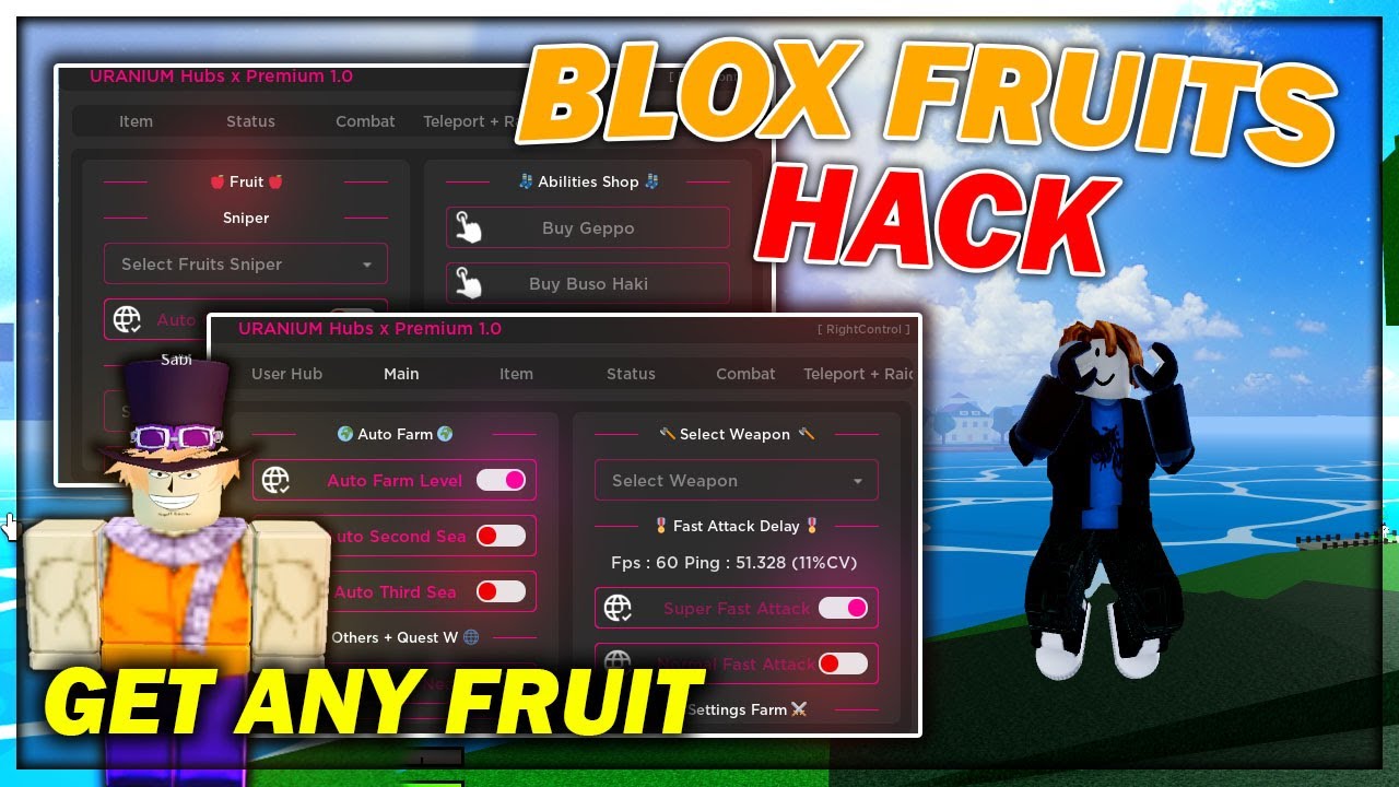 El Mejor Script Hack Blox Fruit | (AutoFarm, Fast mastery, Devil Fruit ...