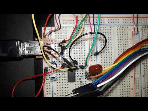 LCDproc with i2c backpack / mcp2221 i2c/usb bridge - YouTube