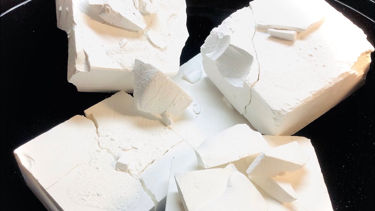 Fresh Gym Chalk Bricks| Hard Crunch Lovers| ASMR| Oddly Satisfying ...