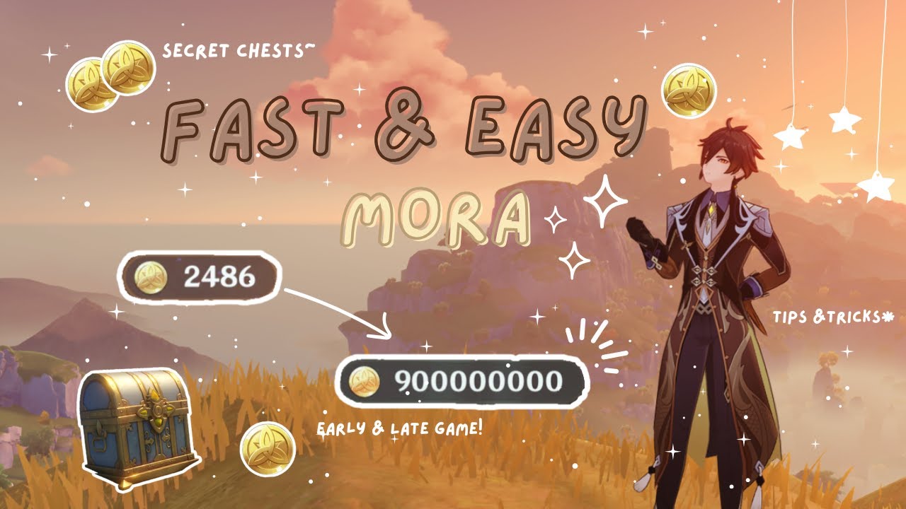 Best F2P ways to farm mora in Genshin ~ Secret chests + Tips - YouTube