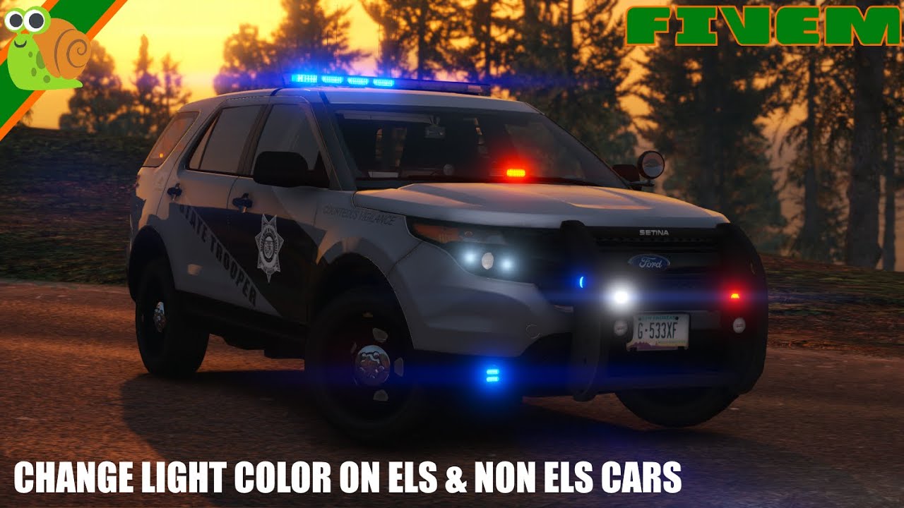 How to change light color on ELS & NON ELS cars | FiveM - YouTube