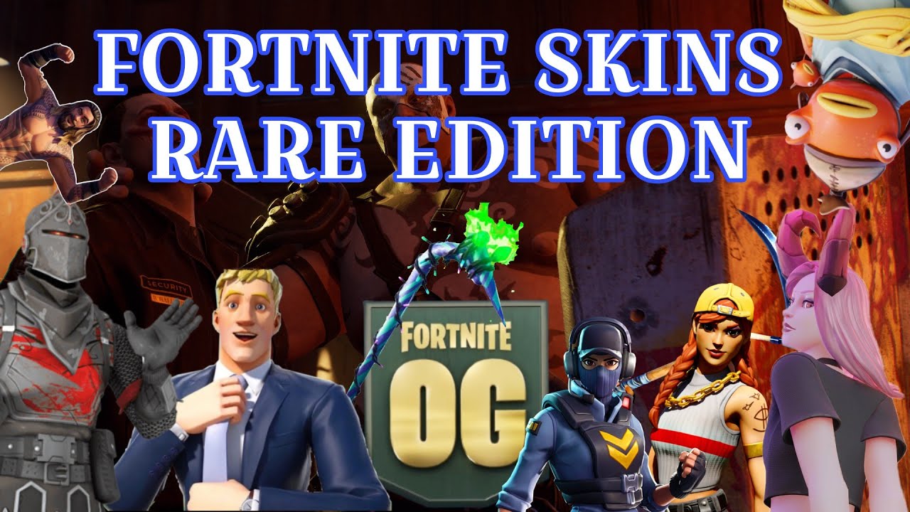 My fortnite skins over the years #gaming - YouTube