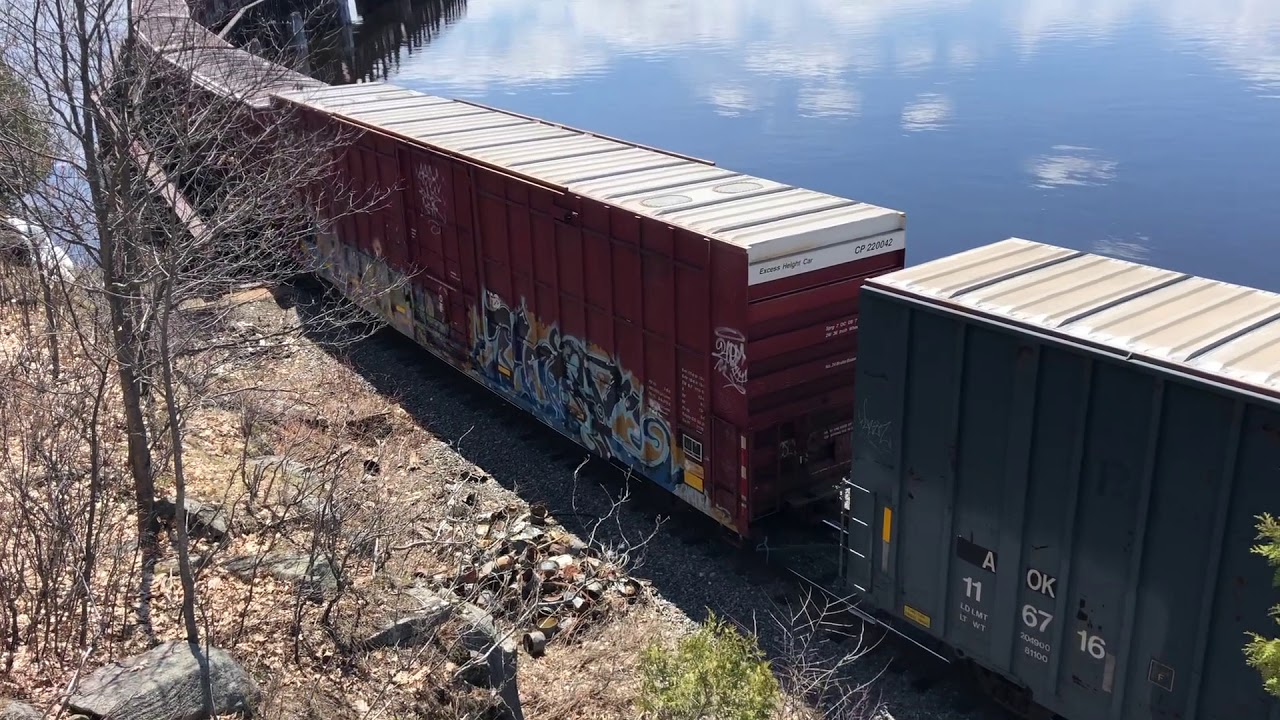 Ottawa Valley Railway Train Bridge in Mattawa - YouTube