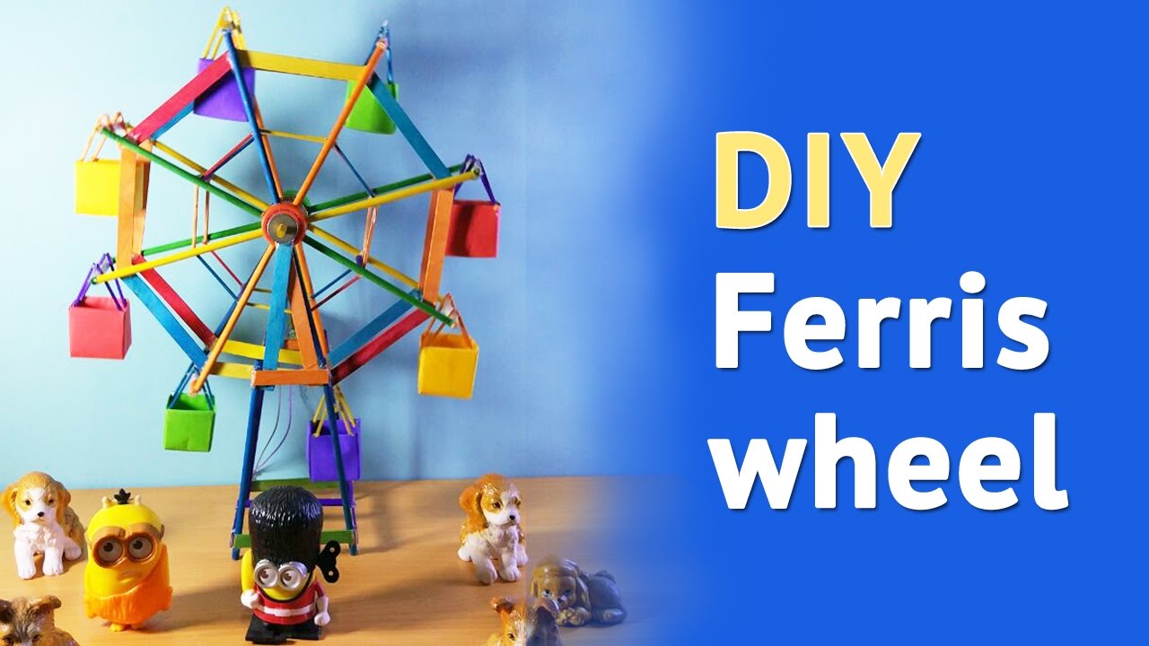 DIY Ferris wheel at home (trailer) | Simple Ferris Wheel - YouTube