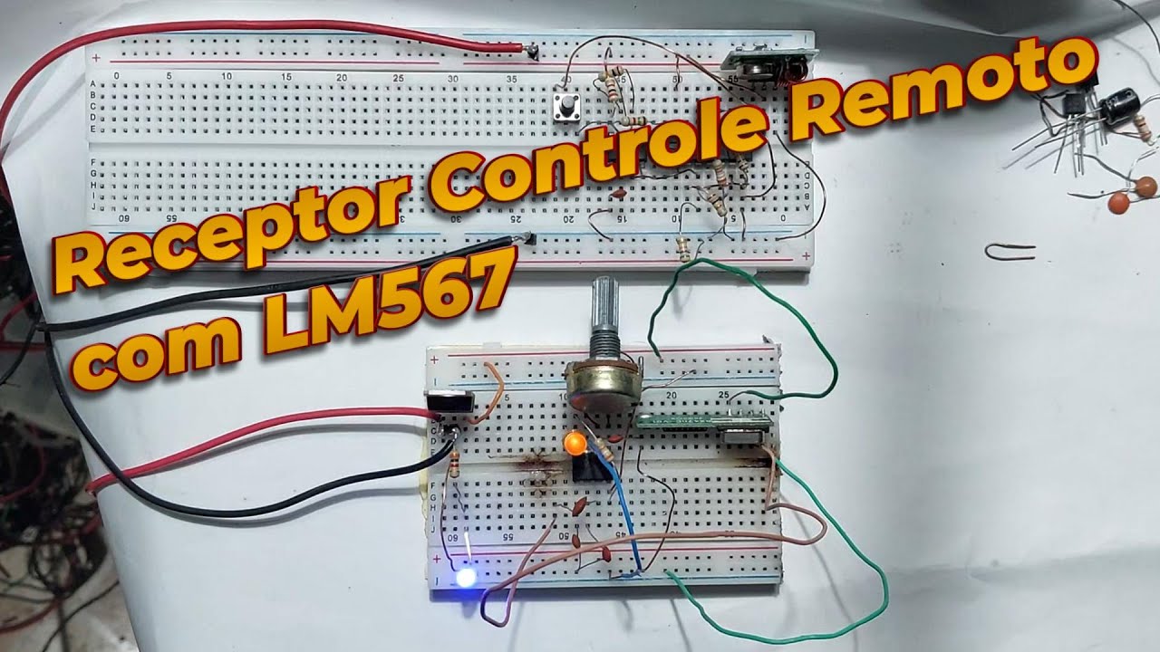 Construa seu Próprio Controle Remoto! Tutorial Completo de Receptor 433MHz com LM567 - YouTube