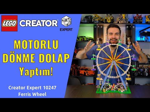 LEGO'DAN DEVASA DÖNME DOLAP Yaptım! LEGO Creator Expert 10247 Ferris Wheel