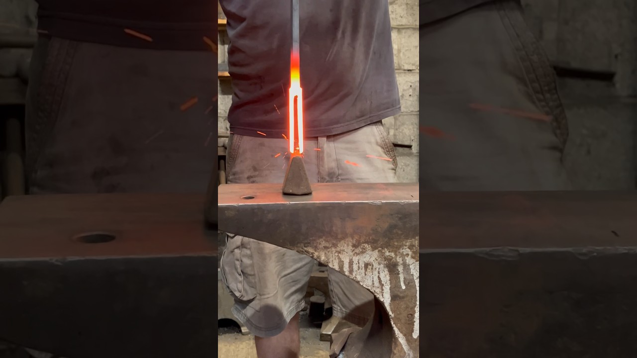 Blacksmith forging project, subscribe for longer video coming soon. #blacksmith #makingvideos ...