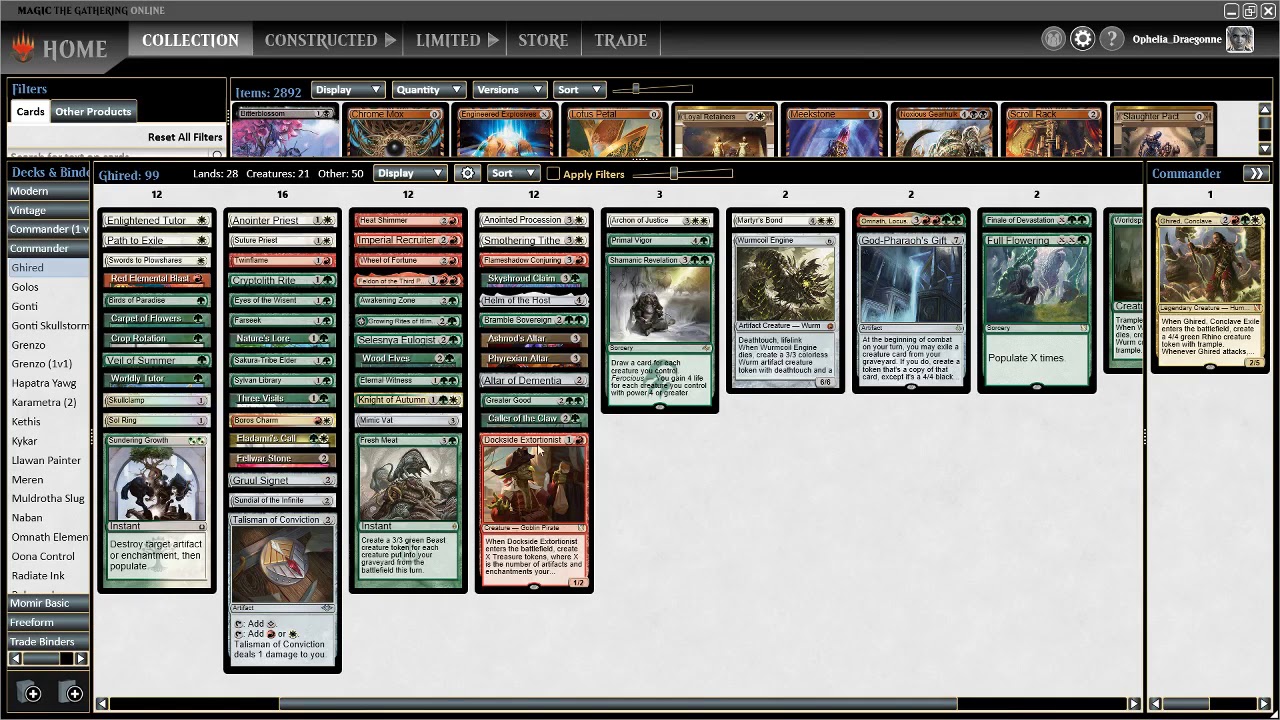 Ghired Token/Combo Decktech and Gameplay EDH/Commander Magic the ...