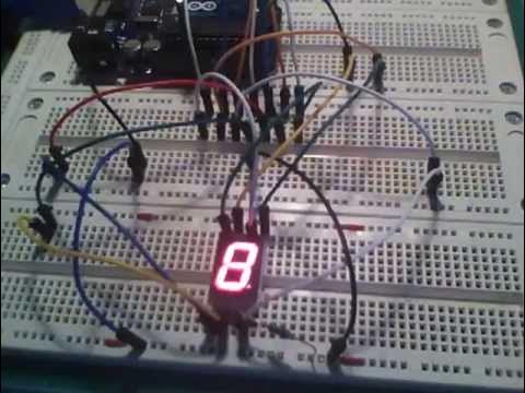 Arduino Direct Port Manipulation 7 Seg LED Display - YouTube