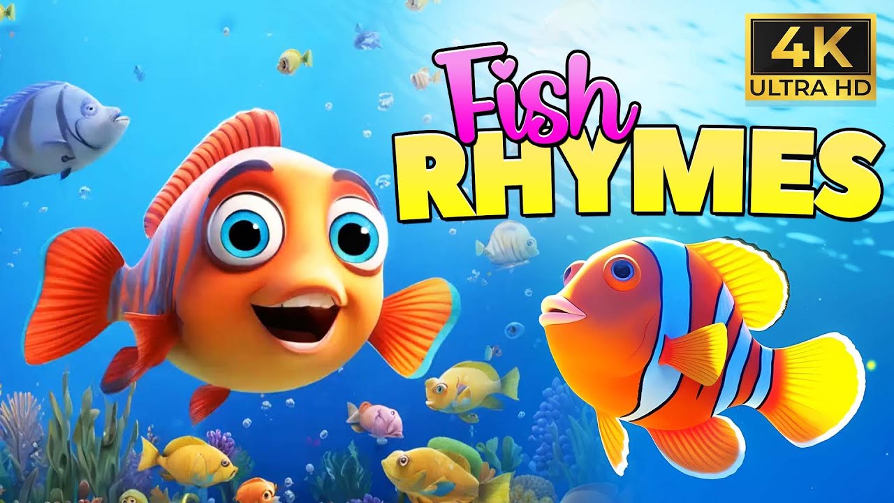 Fish Rhyme | Fun & Funny Fish Rhyme for Kids | #TinyGeniusTV Nursery ...
