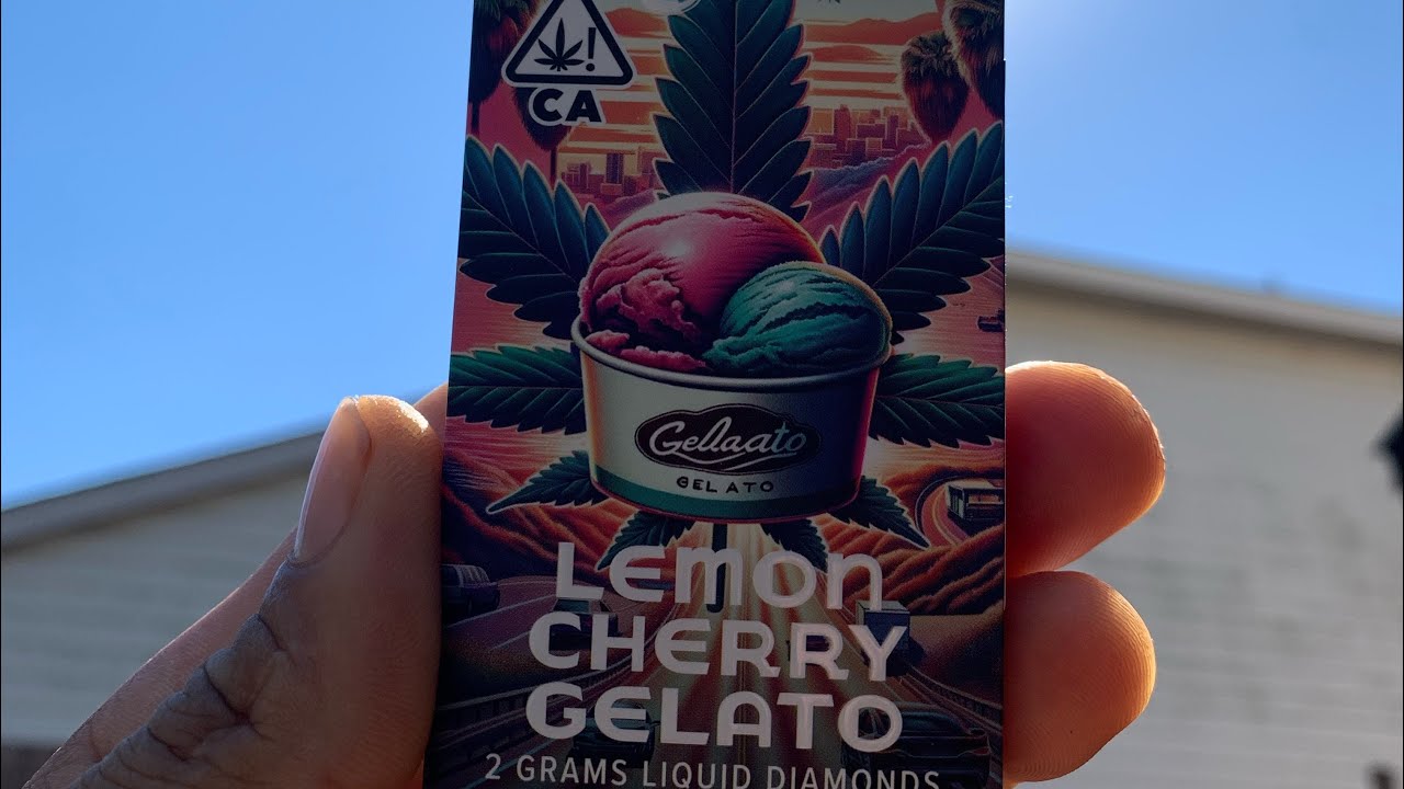 Cali Clear Lemon Cherry 🍒 Gelato review - YouTube