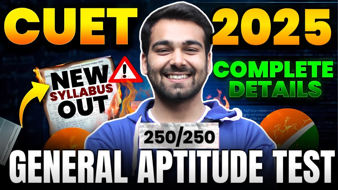 CUET General Aptitude Test | New Syllabus Paper Pattern #cuet #cuet2025 ...
