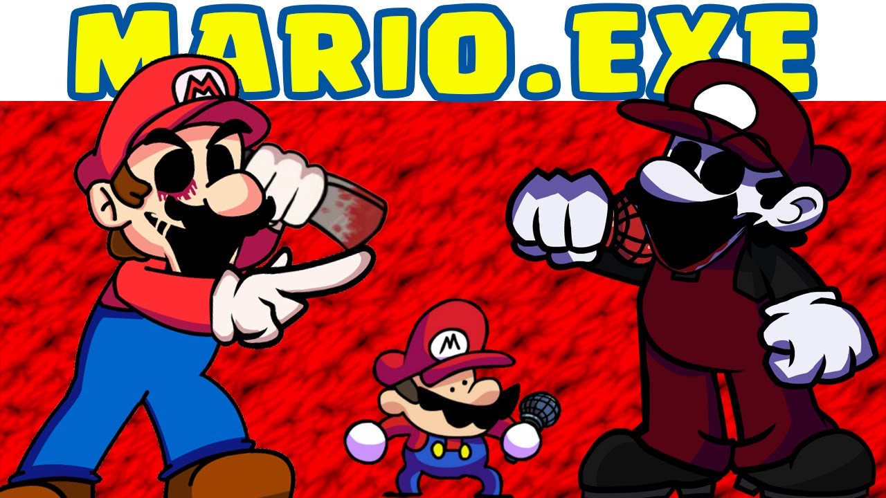 Fast Review FULL MOD VS Mario EXE Friday Night Funkin' - YouTube