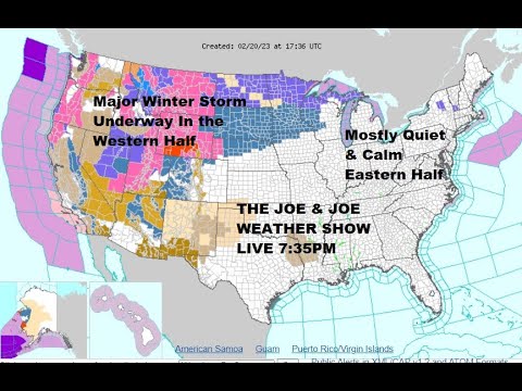 Joe & Joe Weather Show Major Winter Storm Western Half of US Will ...