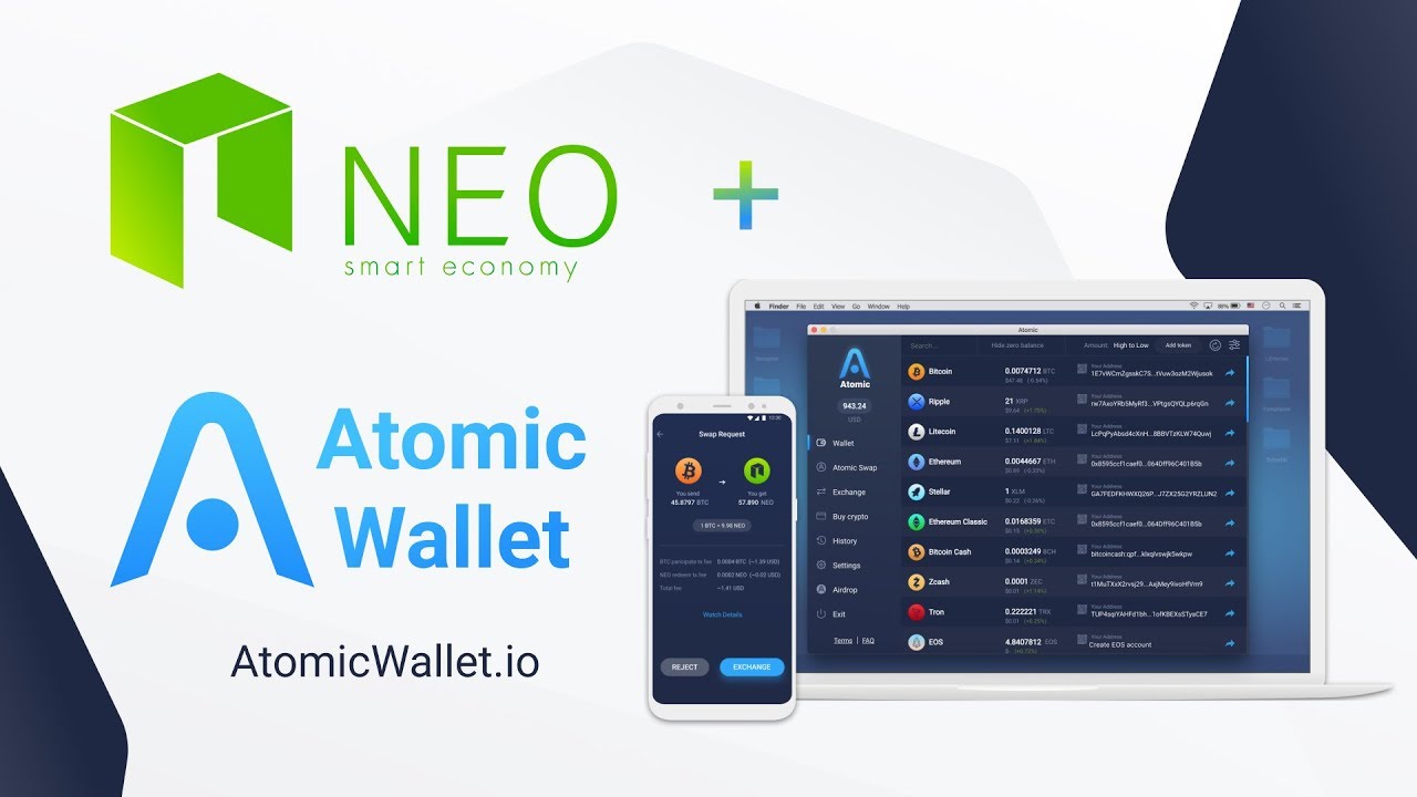 How to create a decentralized wallet for NEO in Atomic Wallet - YouTube
