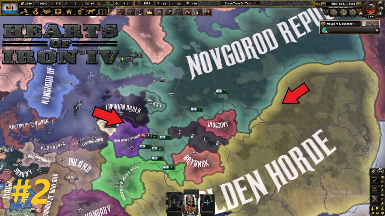 HOI4 The Expansion of Novgorod! Mega Campaign Episode 2 - YouTube