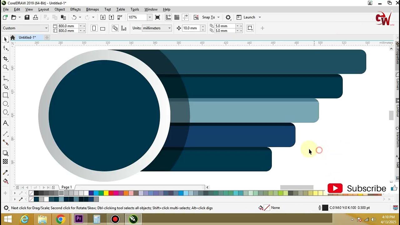 Coreldraw Banner Design Creative | CoreldrawFever Studio - YouTube