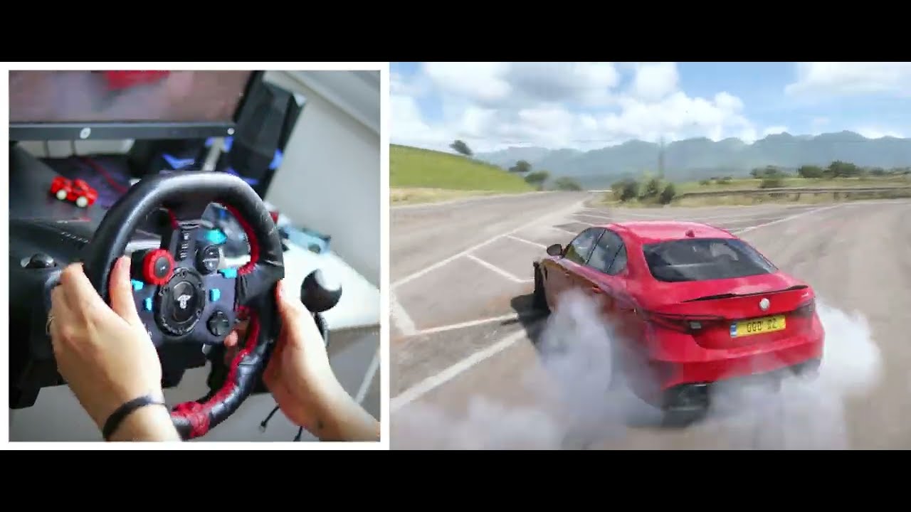 Forza Horizon 5 Drag Race 🔥 The Fastest Drag Car 🚗💨 steering wheel ...