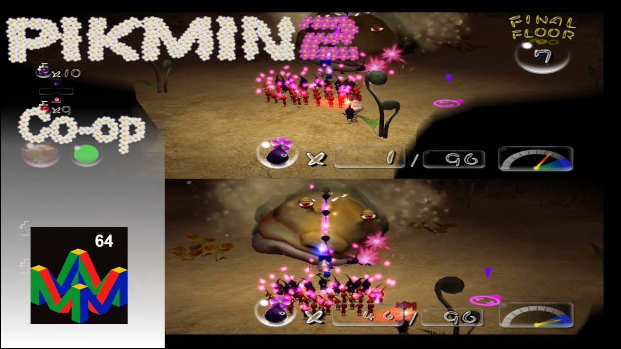 Let's Play Pikmin 2 Co op Part 12 Pikmin 1 final boss in five seconds ...