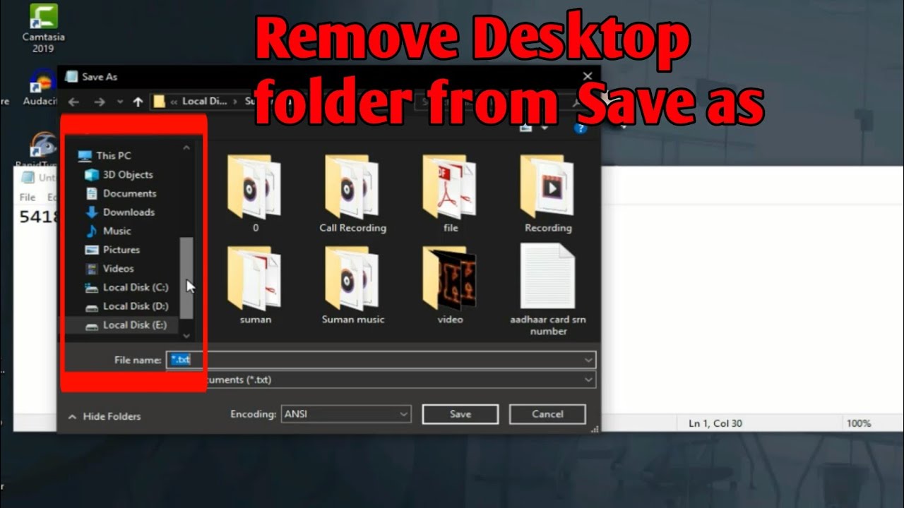 How To Remove Desktop Folder From Save As Menu Hide Desktop Folder how-to-remove-desktop-folder-from-save-as-menu-hide-desktop-folder