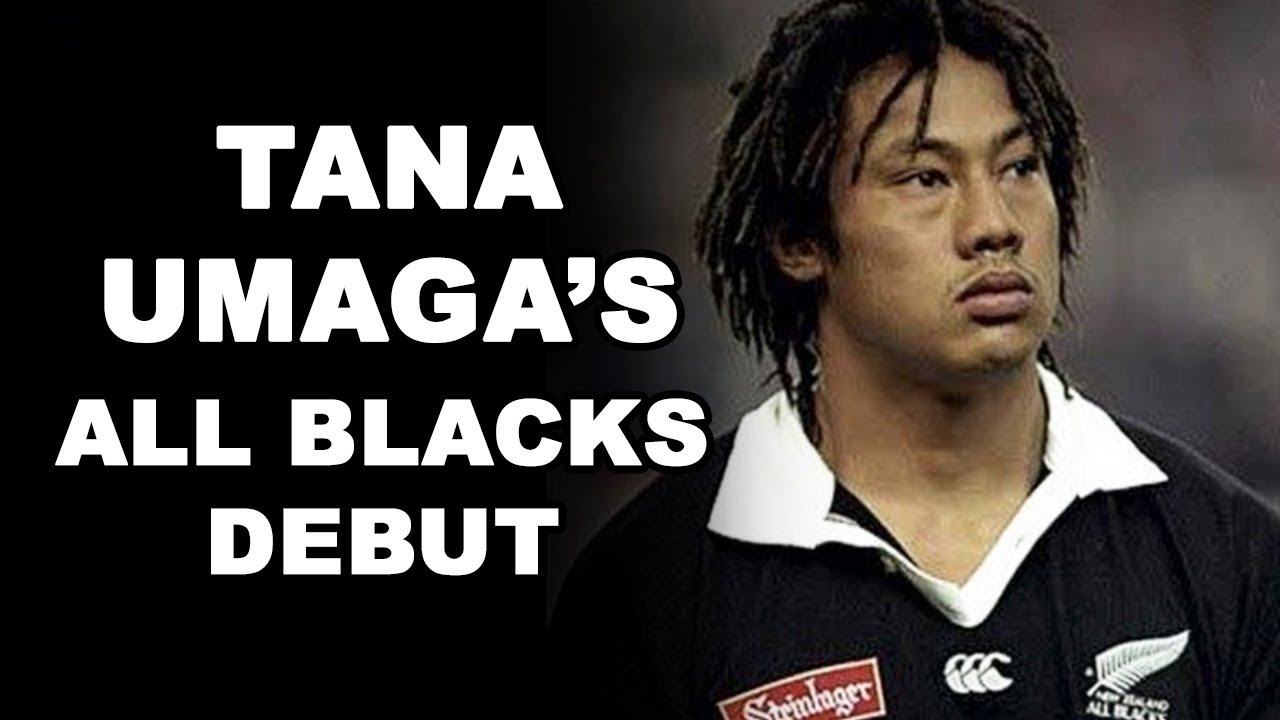 Tana Umaga's All Blacks Debut - YouTube