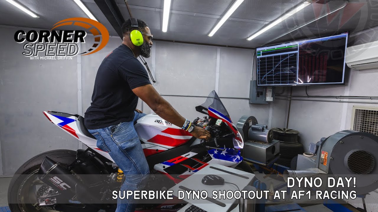 Ep 09 - Dyno Day at AF1 Racing | BMW M1000RR vs Aprilia RSV4 1100 - YouTube