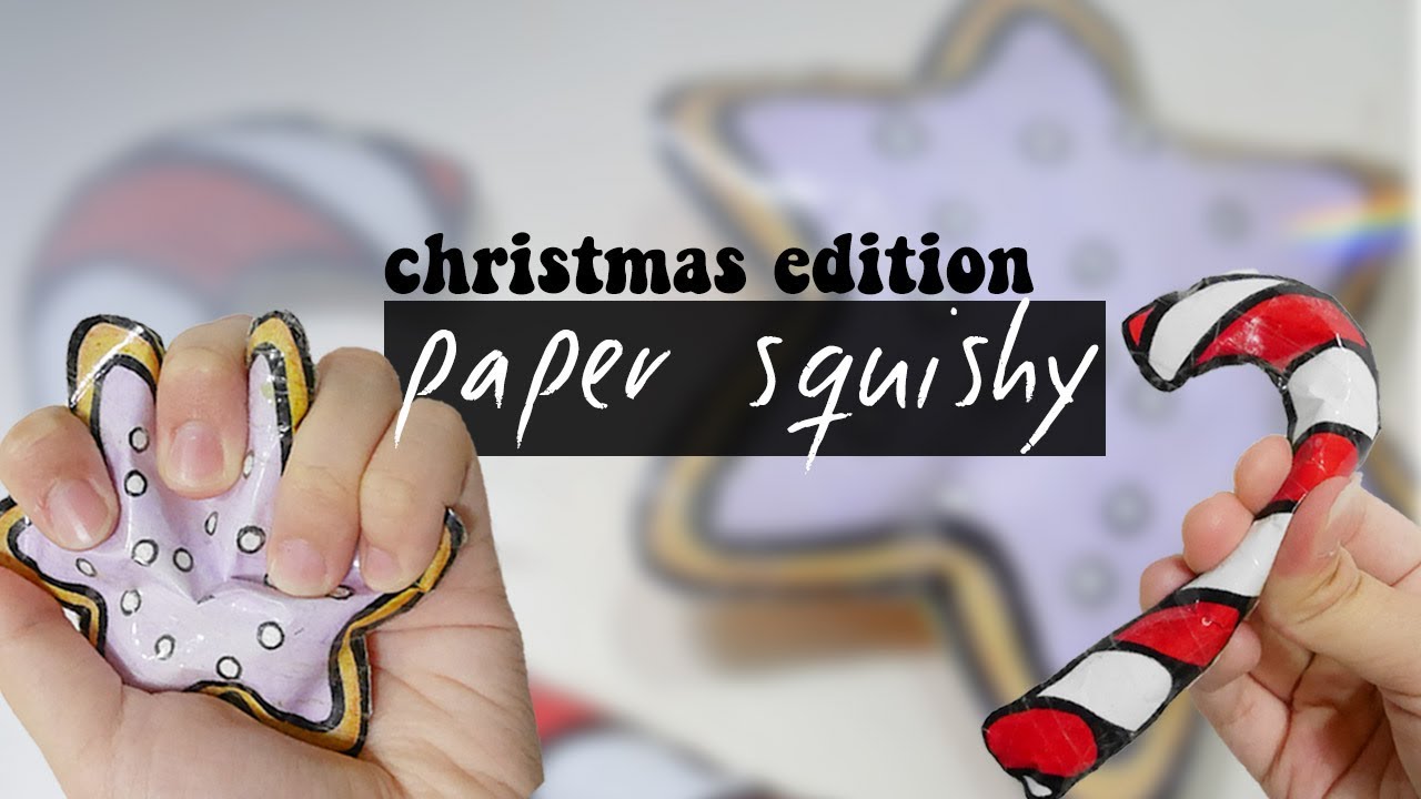 DIY Christmas Paper Squishy - YouTube