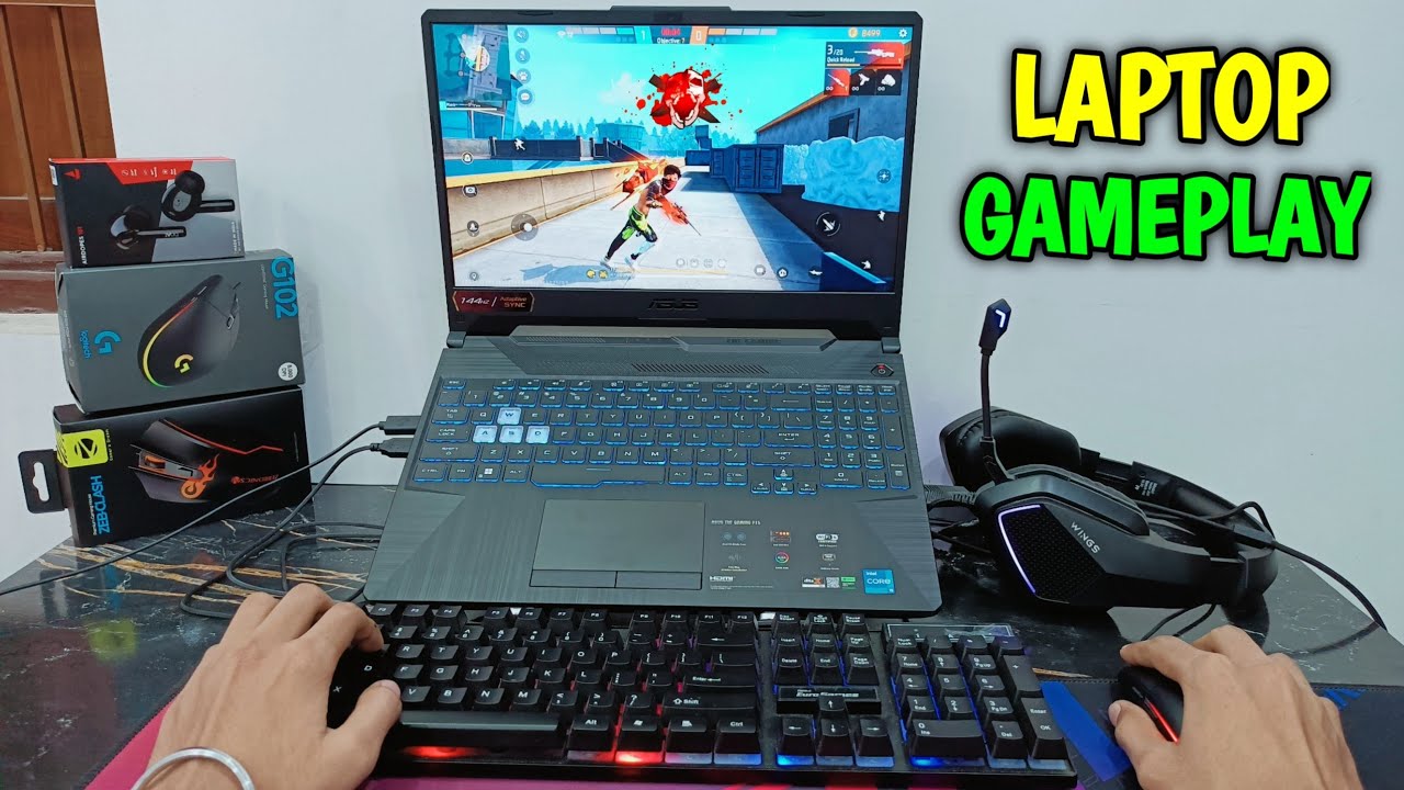 Asus laptop gameplay | Garena Free Fire | Best Gaming Laptop | Asus Tuf ...